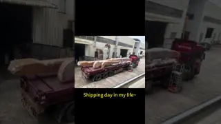 Shipping day in my life~~ Excavator Long Arm Long Boom