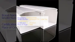 Lightweight PVC Cable Tray Easy Installation
