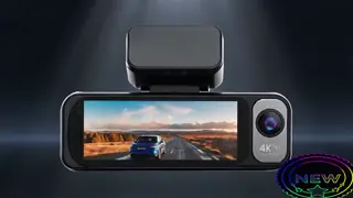 4K UHD Dashcam with 170° Fisheye Lens and Built-in GPS for Full Car Coverage