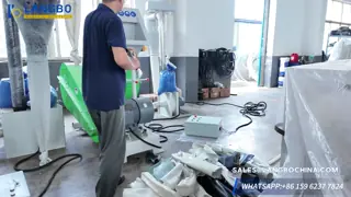High Efficiency PVC Pipe Crusher for Plastic Recycling
