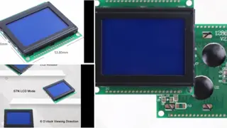 128x64 Monochrome LCD Module Overview
