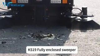 KS19 Heavy-Duty Ride-On Sweeper for Large Areas