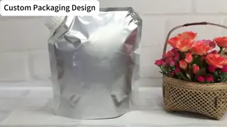 Custom Printed Spout Pouches for Juice and Sauce Packaging