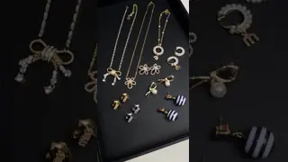 Bow Flower Pearl Jewelry Collection Necklaces & Earrings for Women