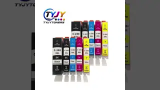Vivid Color Ink Cartridge CLI-281 Stable Compatible For Canon TR7520 TR8520 TR8620