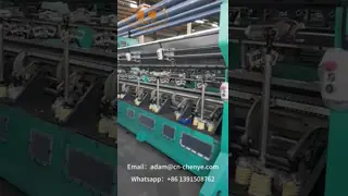 High Speed Warp Knitting Machine Performance Demo
