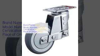 Shock Absorbing Casters Smooth Silent Floor Protection