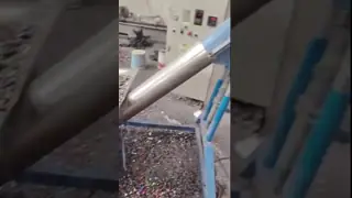PP PE ABS PS Waste Plastic Recycling Granulating Extruder