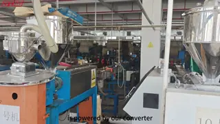 How does a VFD improve plastic extrusion?