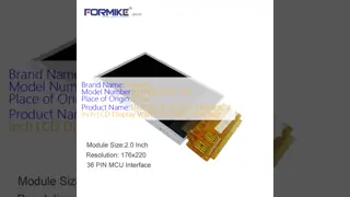 Compact 176x220 TFT LCD Module with ILI9225 Driver