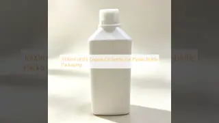 Durable 1000ml HDPE Engine Oil Bottle Packaging Solution