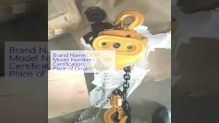 Heavy Duty Manual Chain Hoist Reliable Lifting Solution