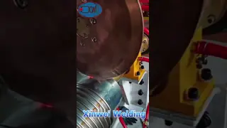 Welding bellow with MFDC seam welder