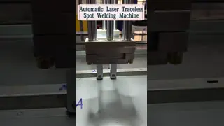 1+1.2mm Carbon Steel Is Precisely Spot Welded with an Automatic Laser Spot Welder