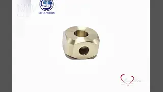 Custom CNC Brass Square Nuts High Precision Auto Parts