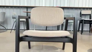 Premium Ash Wood Commercial Lounge Chair for Modern Spaces