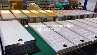 Warm Light Solar Street Lamp