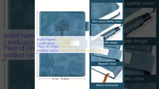 Custom PU Leather Journal with Magnetic Closure