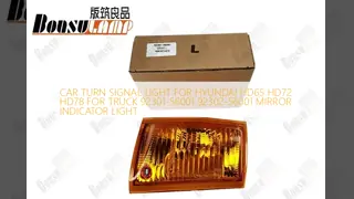 Hyundai HD65 HD72 HD78 Turn Signal Light Replacement