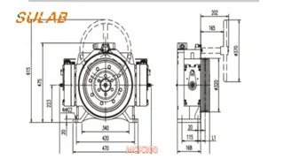 Monadrive MCK200 Elevator Traction Machine High Performance