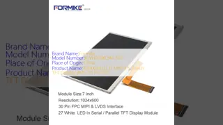 7 Inch 1024x600 IPS LCD Display Module Review