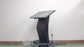 32 inch LED Light AG Glass All in One Touch Screen Kiosk