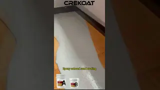 Epoxy colored sand flooring is seamless and integrated. No gaps means no place for dirt to hide.