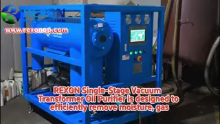 REXON ZY Single Stage Vacuum Transformer Oil Purifier Introduction