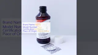 Premium 115ml Tris Cough Syrup Bottles Secure PET Packaging