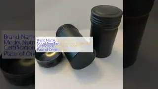 50g Matte Black Aluminum Tin Refillable Packaging