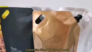 Custom Printed Spout Pouches For Laundry Detergent