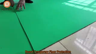 5mm fabric-covered PP honeycomb board floor protection