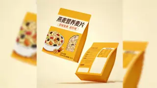 Custom Moisture Proof Flat Bottom Food Packaging Bags