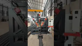 On-site Service in Thailand! 
Installation & Training for CNCS400/8000 Pole Seam-Welding Machine
