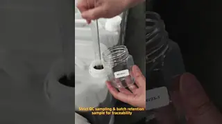 How we sample bulk honey before container loading