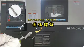 MA25-6S Swiss CNC Lathe Precision Titanium Machining-medical titanium bone nail