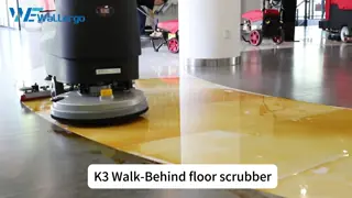 Efficient Walk Behind Floor Scrubber for Large Areas