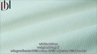 Premium Vertical Stripe Ribbed Knit Fabric for Apparel