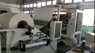 N Fold Hand Towel Folding Machine with steel to steel embossing unit .