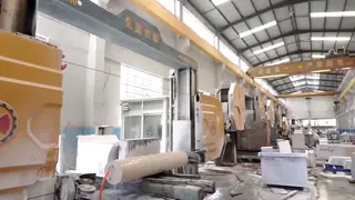 4 Axis CNC Diamond Wire Saw Machine for Granite and Marble Block Cutting and 3D Stone Profiling