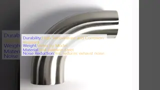 Custom Exhaust 90 Degree Mandrel Bent 304 Stainless Steel