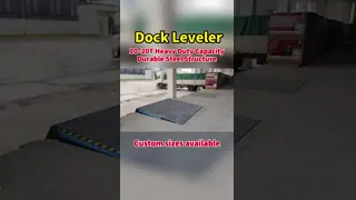 Truck Hydraulic Dock Plate Articulated Lift Loading Ramp Equipment For Warehouse Truck