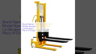 Manual Hydraulic Pallet Stacker 2000kg Heavy Duty Lift