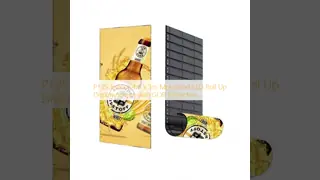 P1 25 Motorized LED Roll Up Screen 4m x 3m GOB Protection