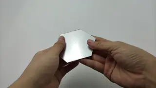 Hexagon Self-Adhesive PS Mirror