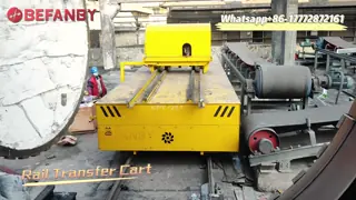 Connect with Large-scale Equipment Transfer Cart,25T High Temperature Resistant Transfer Trolley