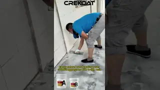 Epoxy colored sand floor paint is not just good looking. It's tough too.