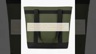 Best 30L Insulated Cooler Tote Bag for Groceries and Travel