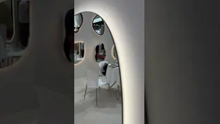 Modern LED Bathroom Mirror with Touch Dimming