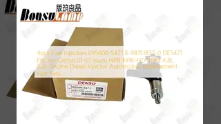 Isuzu 4HK1 Fuel Injectors 095000 5471 Replacement Set